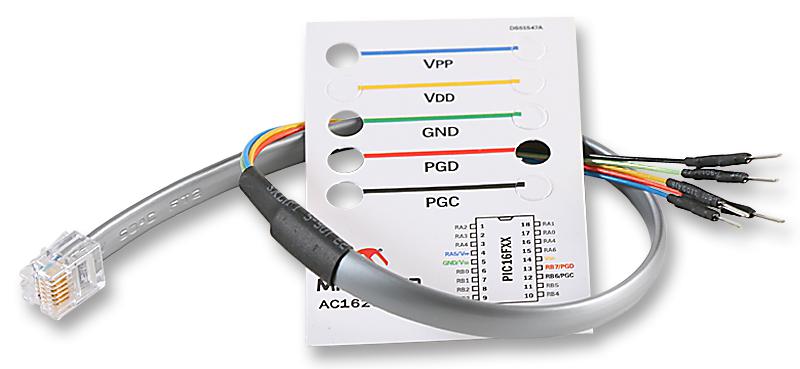 AC162069 - Microchip - Breadboard Cable, Connect ICD 2 to Breadboard ...