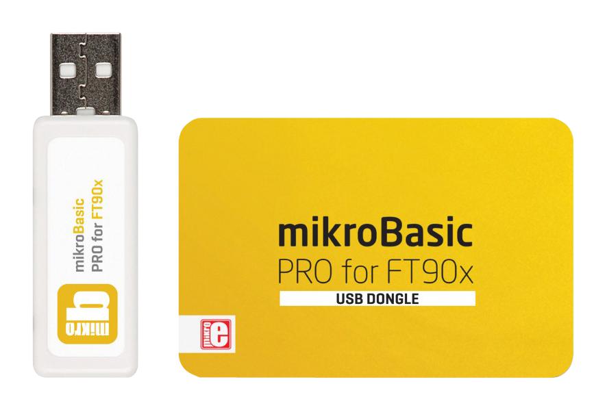 MIKROE-2402 - Mikroelektronika - Compilers, USB Dongle, FT90x