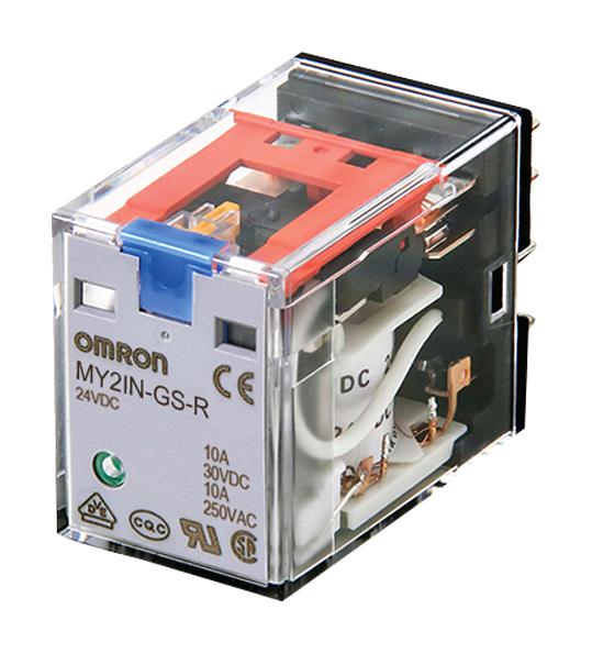 MY2IN-CR-GS-R AC220/240 - Omron Industrial Automation - Power Relay, Miniature, DPDT