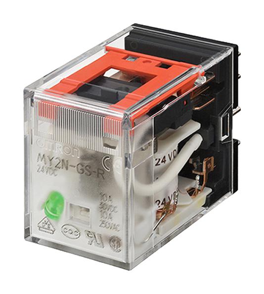 MY2-GS-R DC100/110 - Omron Industrial Automation - Power Relay, Miniature, DPDT
