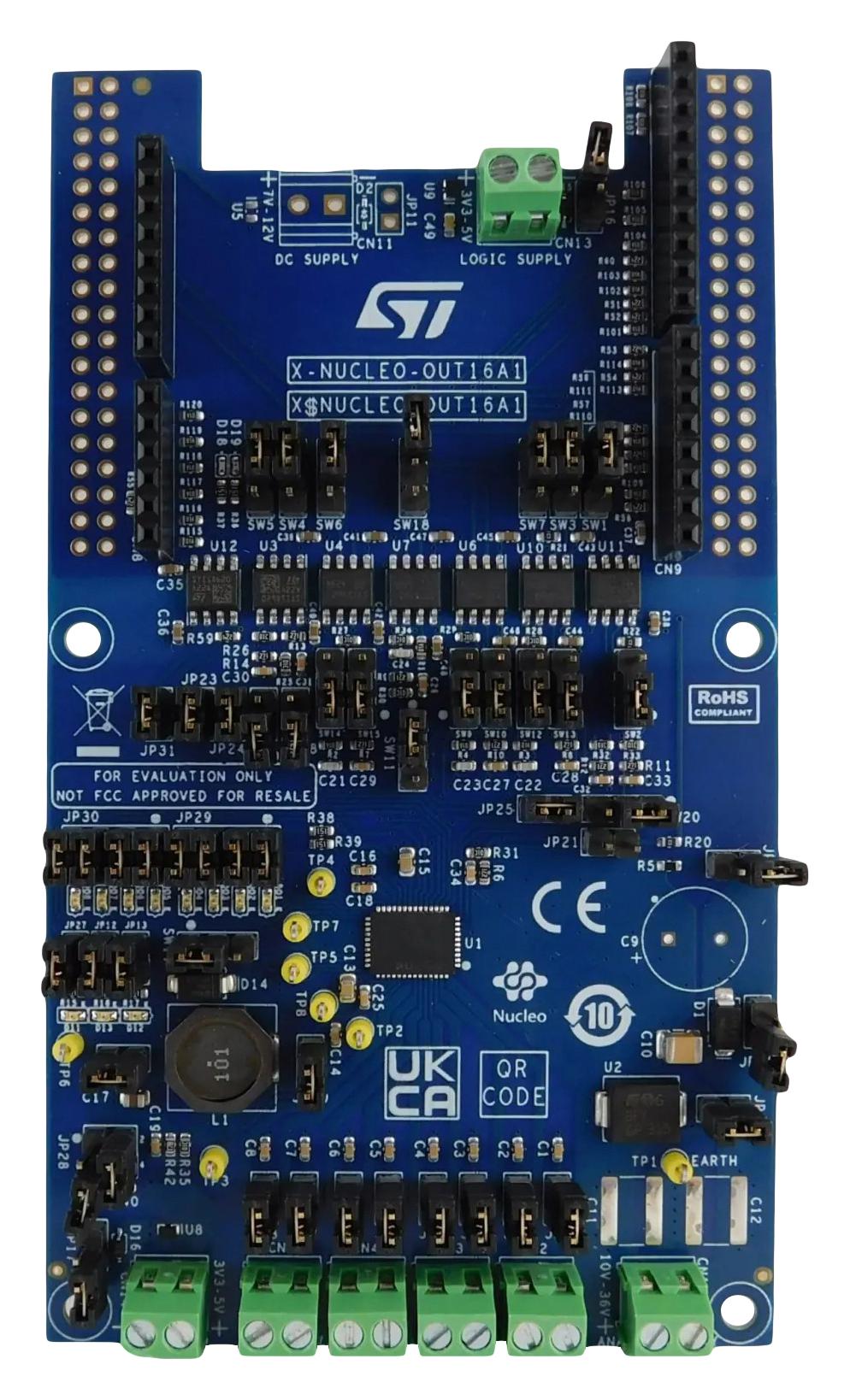 X-NUCLEO-OUT16A1 - Stmicroelectronics - Expansion Board, IPS8200HQ, STM32 Family