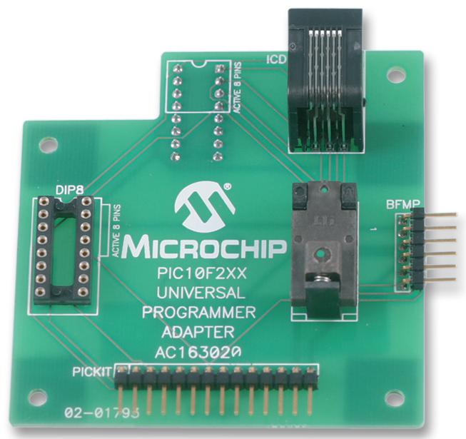 AC163020 - Microchip - Programmer Adaptor, PIC10F Socket, SOT-23 and ...