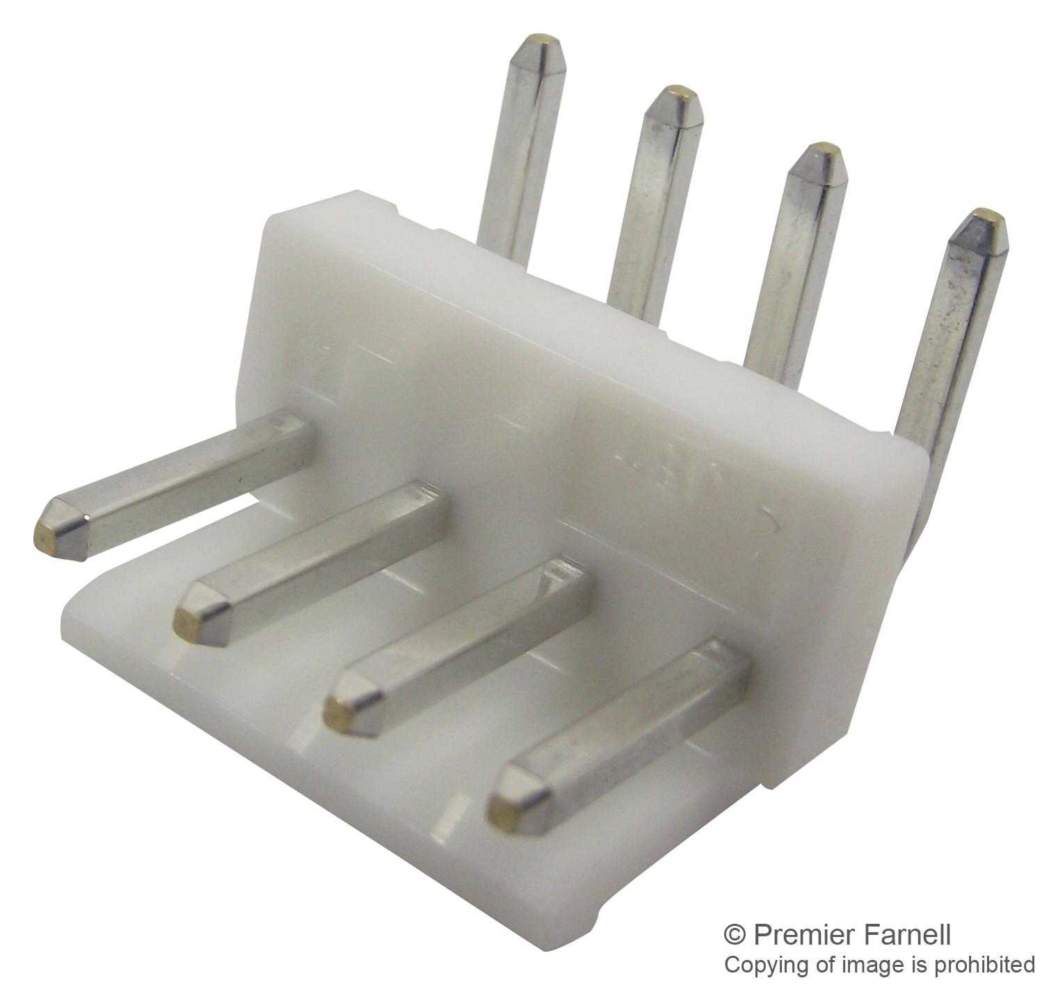 B4PS-VH(LF)(SN) - Jst (japan Solderless Terminals) - Pin Header, Right Angle, Wire-to-Board