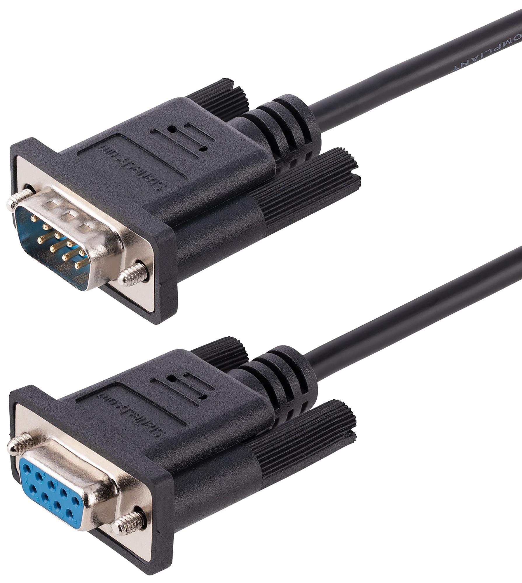 9FMNM-3M-RS232-CABLE - Startech - CABLE ASSY, DB9 PLUG-RCPT, 3M