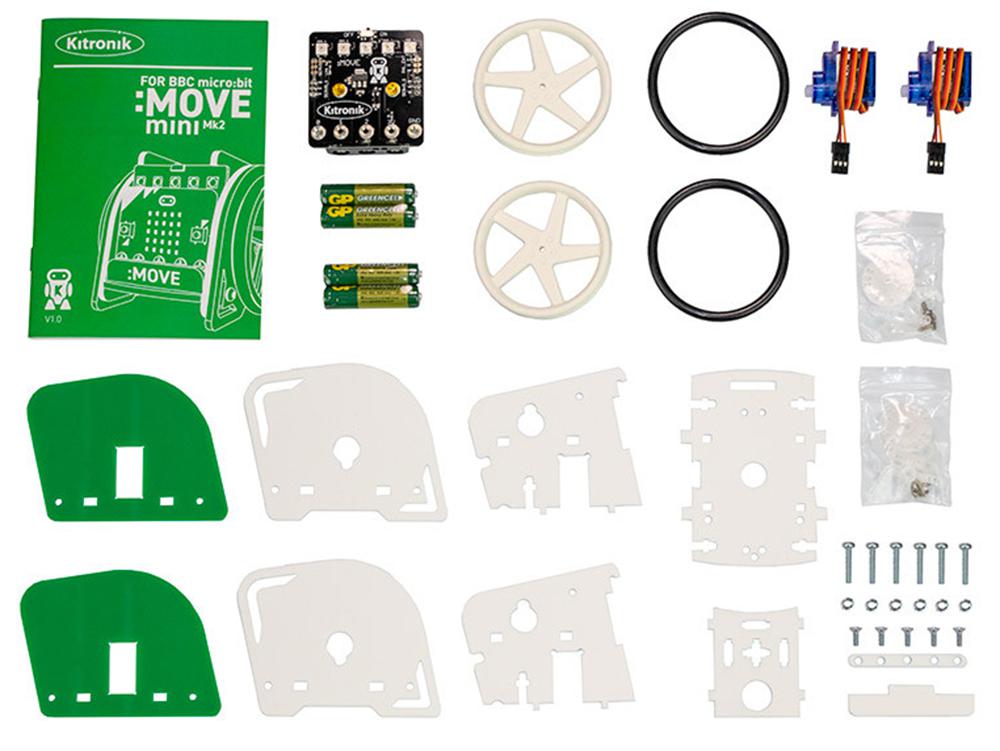 5652 - Kitronik - Robotics Kit, micro:bit, MOVE mini MK2 Buggy
