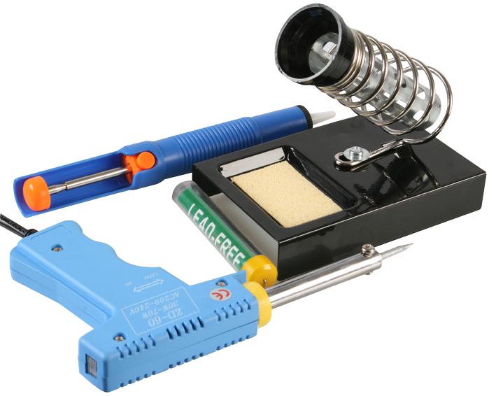 D01856 - Duratool - Soldering Gun Kit, Gun, Desoldering Pump