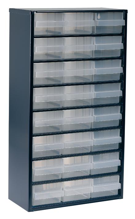 137409 - Raaco - Storage Cabinet, 24 Drawer, Steel