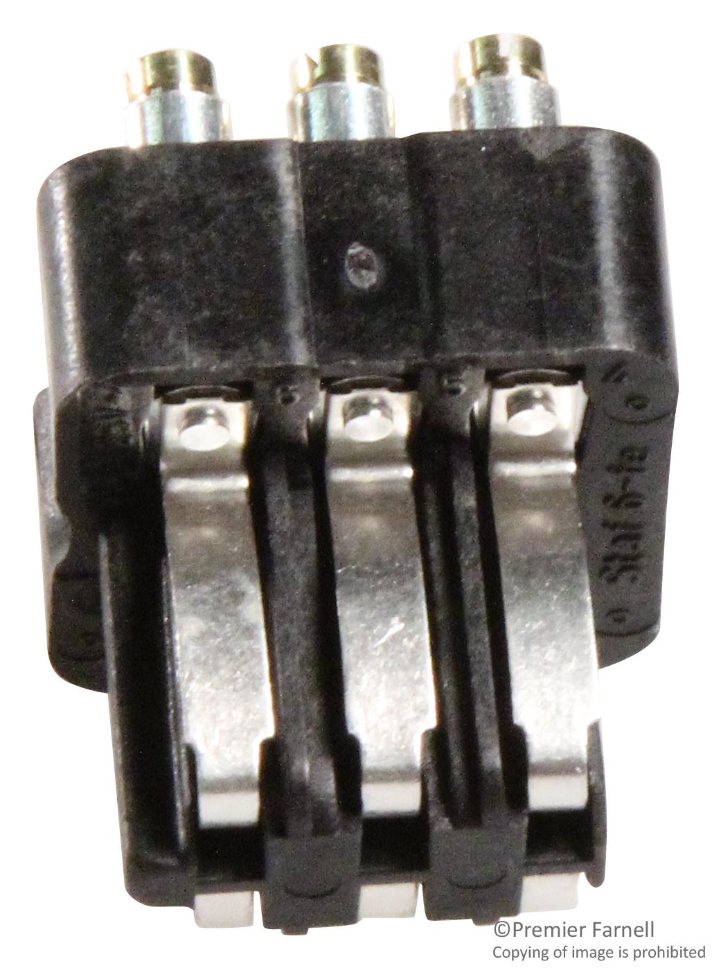 09700062813 - Harting - RECTANGULAR HAN INSERT, PLUG, 6WAY SCREW