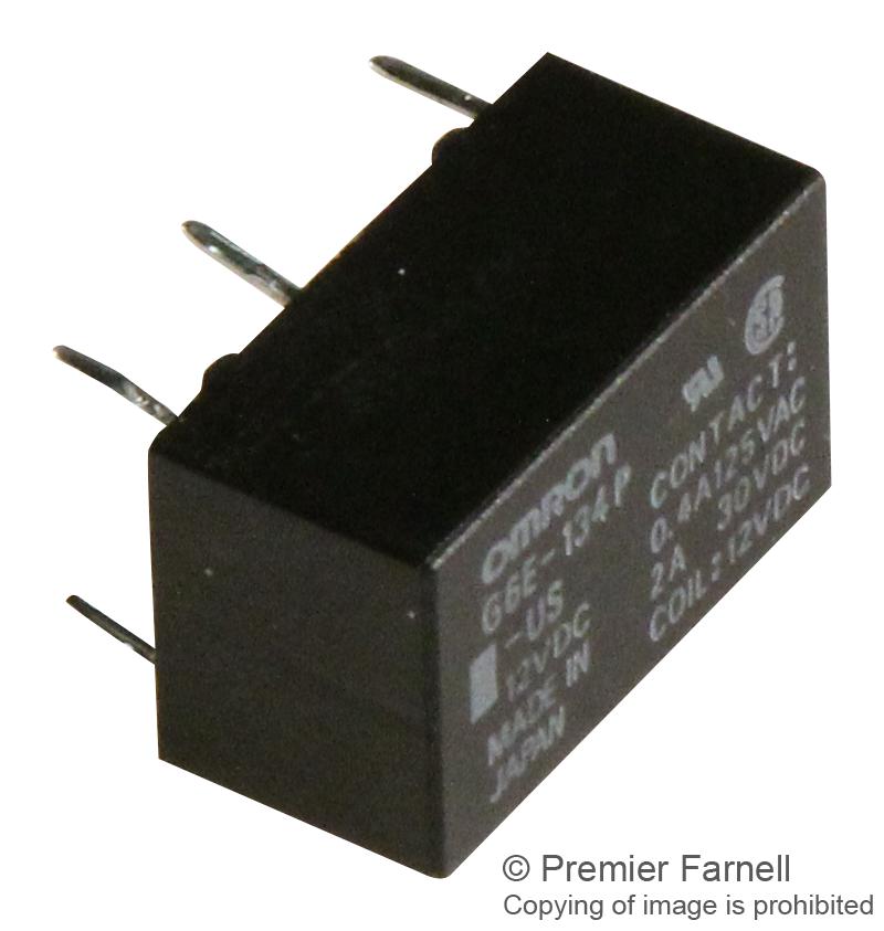 G6E-134P-US DC12 - Omron Electronic Components - SIGNAL RELAY, SPDT, 2A