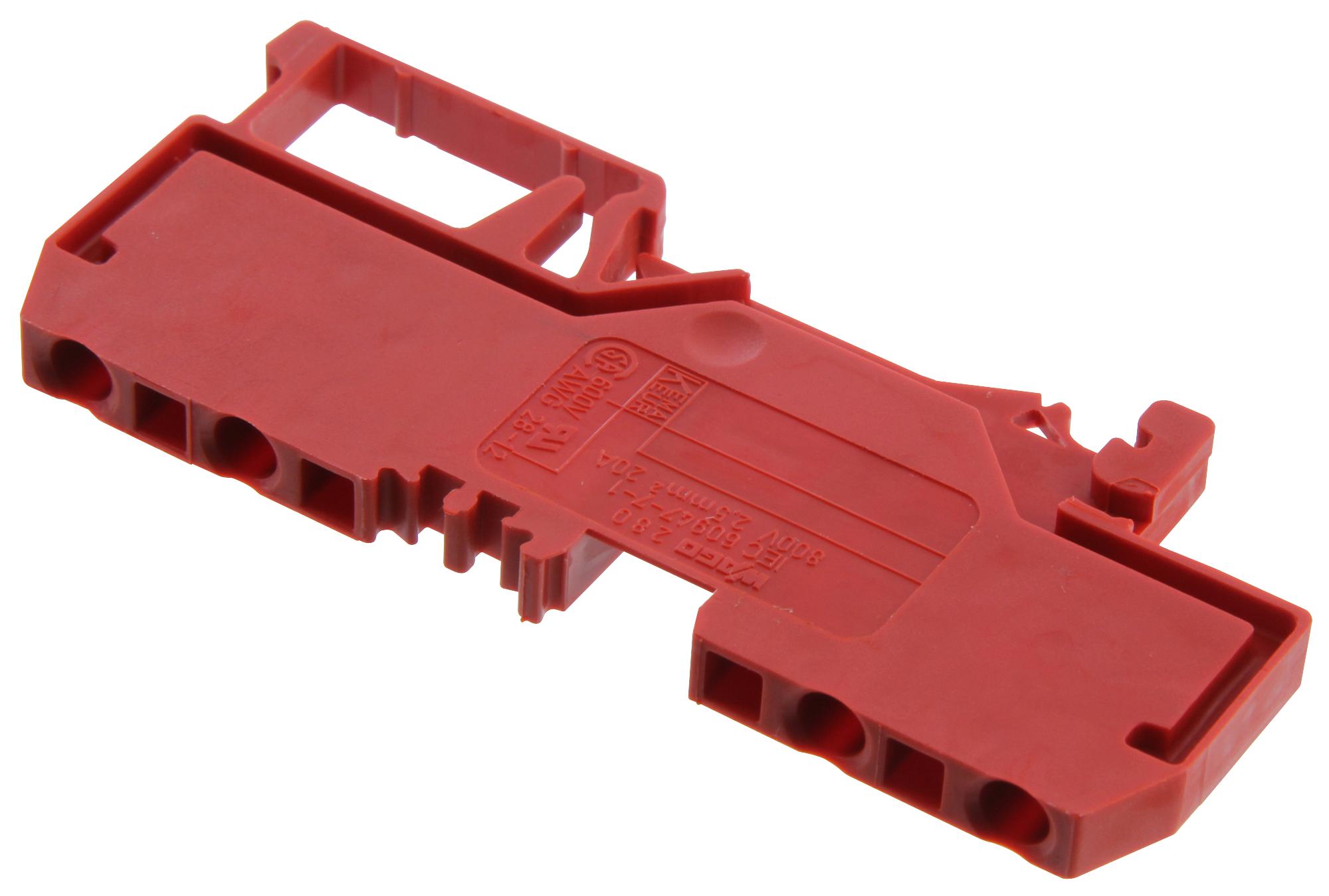 280-830 - Wago - TERMINAL BLOCK, DIN RAIL, 4 POSITION