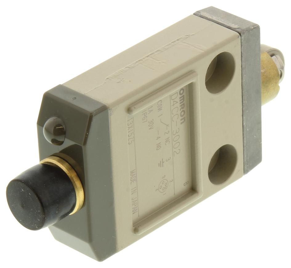 D4CC-3002 - Omron Industrial Automation - LIMIT SWITCH, ROLLER PLUNGER ...