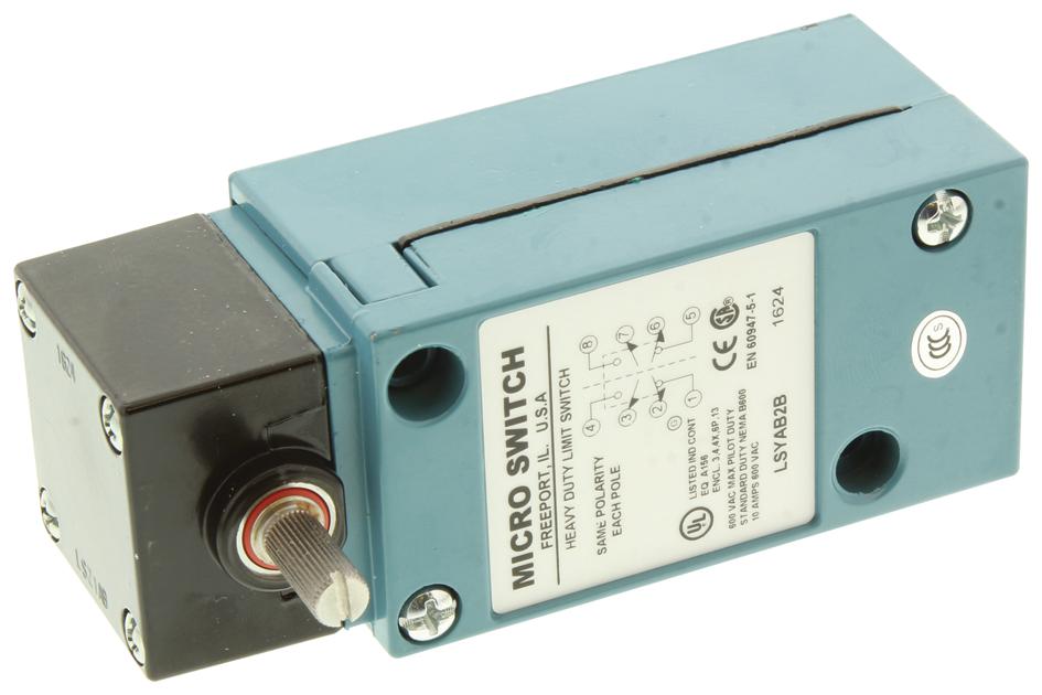 LSYAB2B - Honeywell - LIMIT SWITCH, SIDE ROTARY, DPDT-2NO/2NC