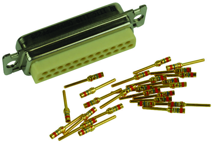 DBMAM25PF225 - Itt Cannon - D SUB CONNECTOR, STANDARD, 25 POSITION