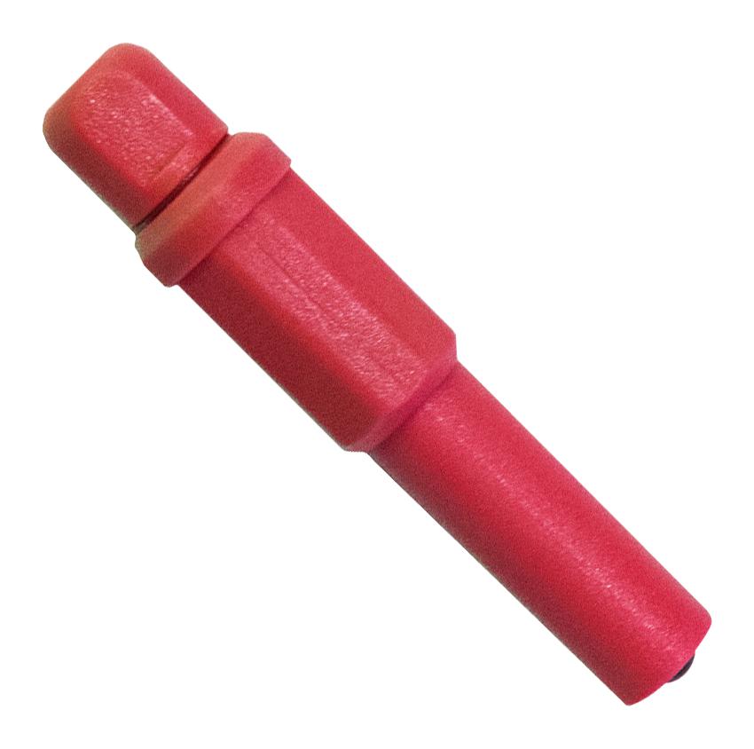 BU-32603-2. - Mueller Electric - 4MM SHROUDED BANANA PLUG, 20A, RED
