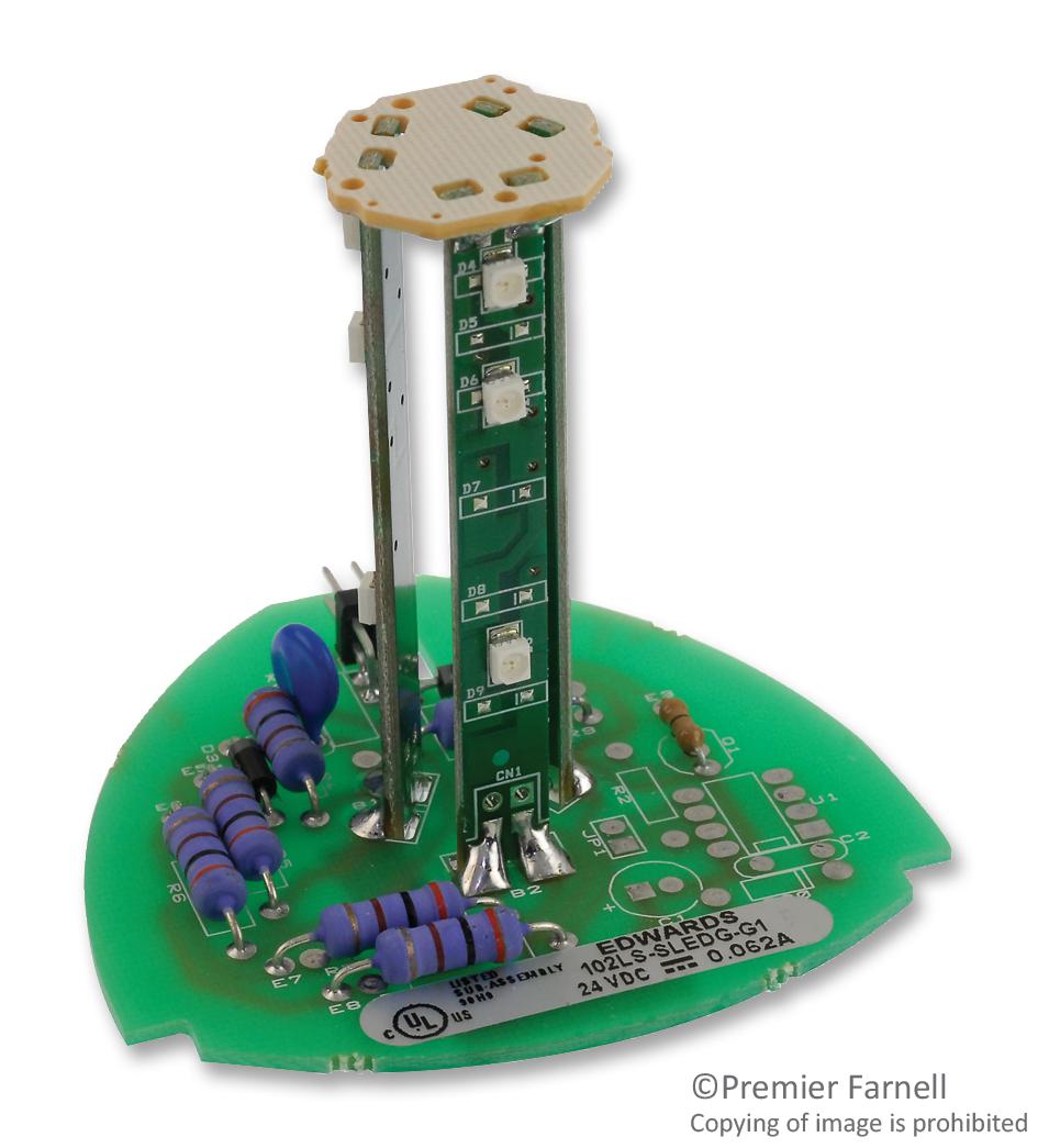 102LS-SLEDG-G1 - Edwards Signaling Products - SIGNAL TOWER, LED, GREEN