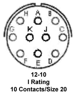 MS3476W12-10P - Amphenol Aerospace - CIRCULAR CONNECTOR, PLUG, 12-10