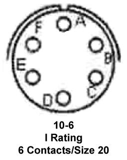 MS3476W10-6S - Amphenol Aerospace - CIRCULAR CONNECTOR, PLUG, 10-6