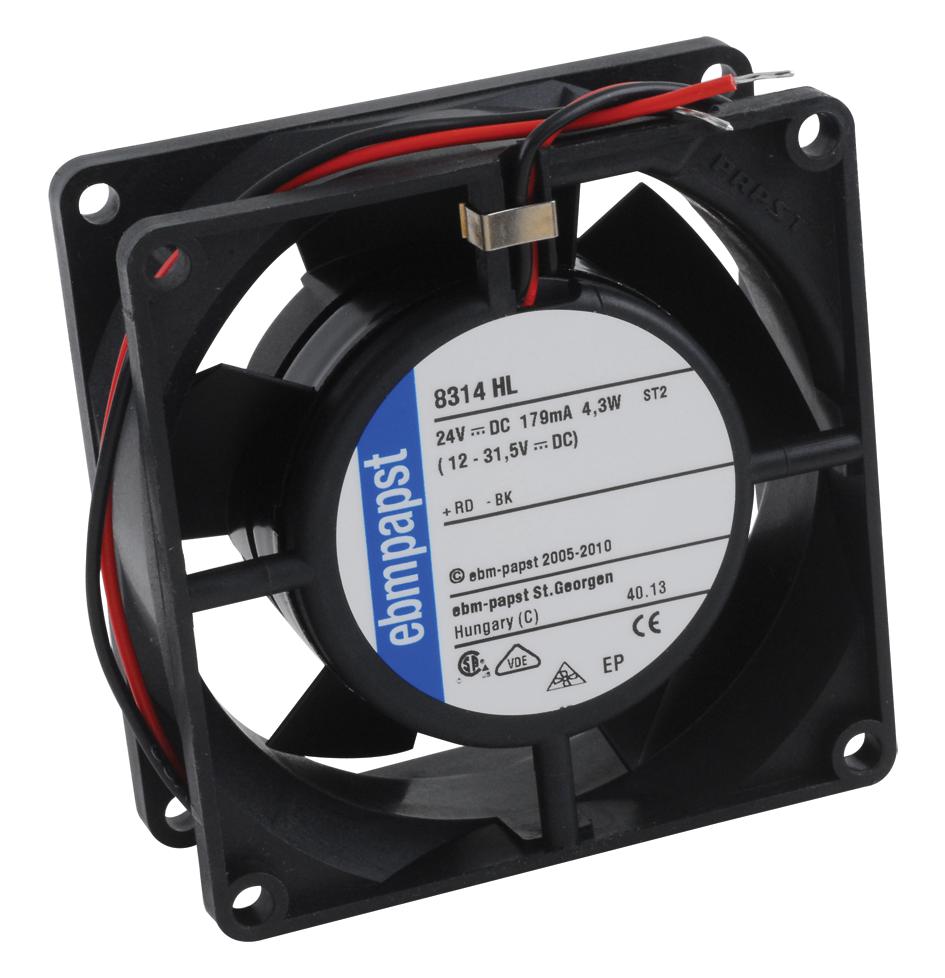 8314HL. - Ebm-papst - AXIAL FAN, 80MM, 24VDC