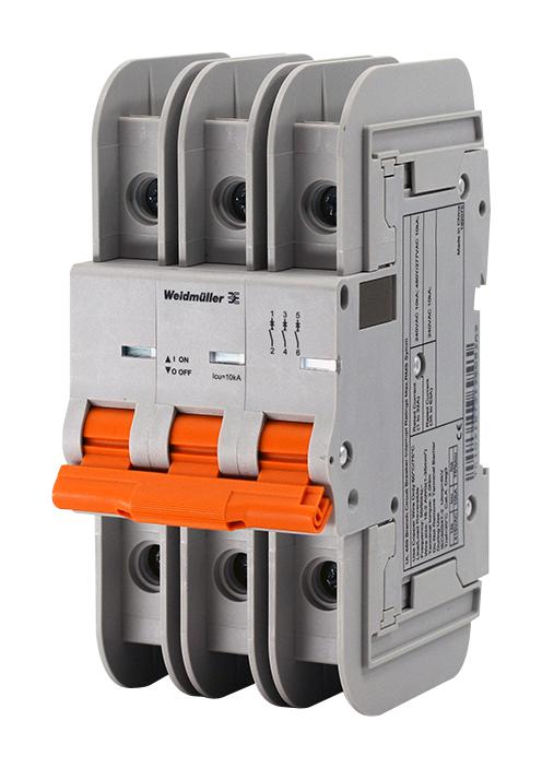 2478450000 - Weidmuller - THERMAL MAG CKT BREAKER, 3P, 20A
