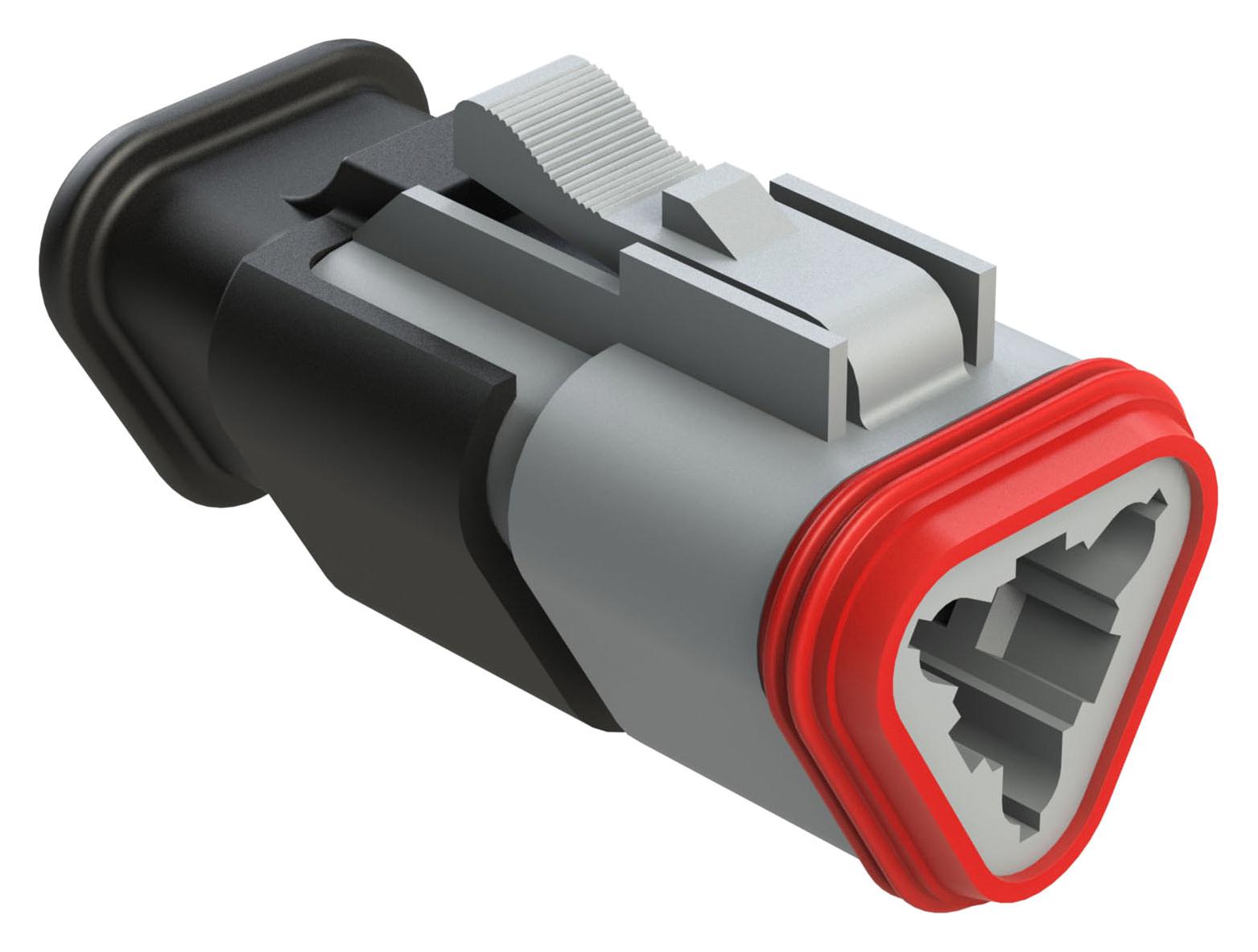 AT06-3S-SR01GRY - Amphenol Sine/tuchel - AUTOMOTIVE HOUSING, PLUG, 3POS