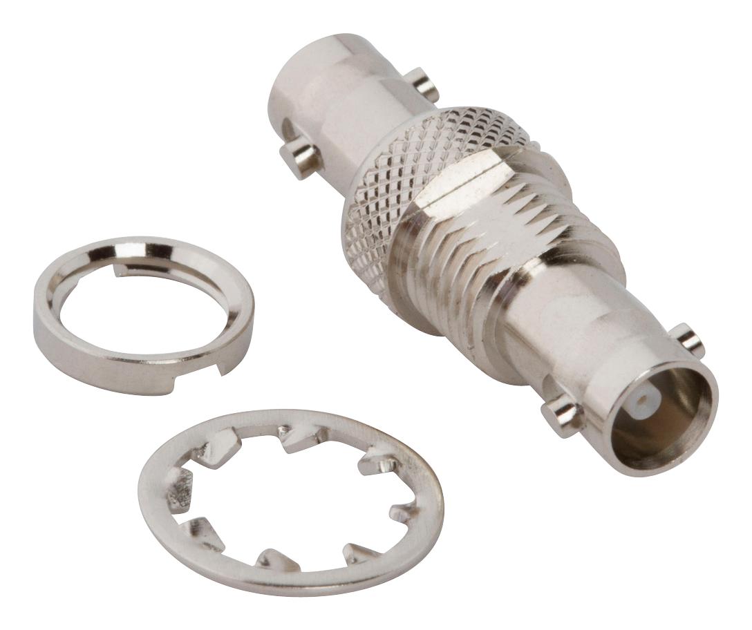 034-1109-12G - Amphenol Rf - RF COAX ADAPTOR, HD BNC JACK-JACK, 75OHM