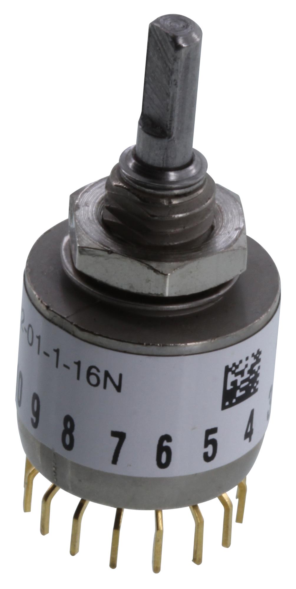 51P22-01-1-16N. - Grayhill - SWITCH, ROTARY, SP16T