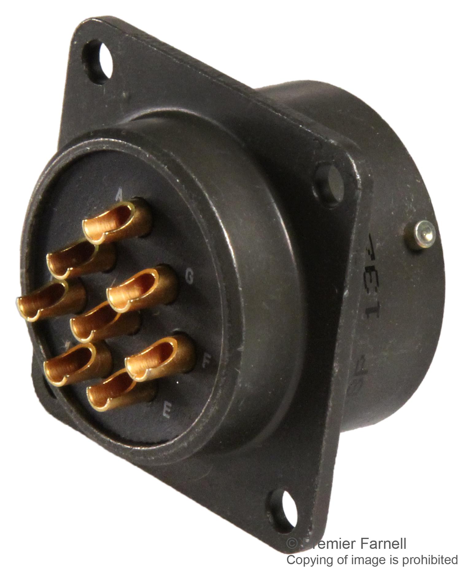 PT02E-16-8P - Amphenol Industrial - CIRCULAR CONNECTOR, PLUG, SIZE 16