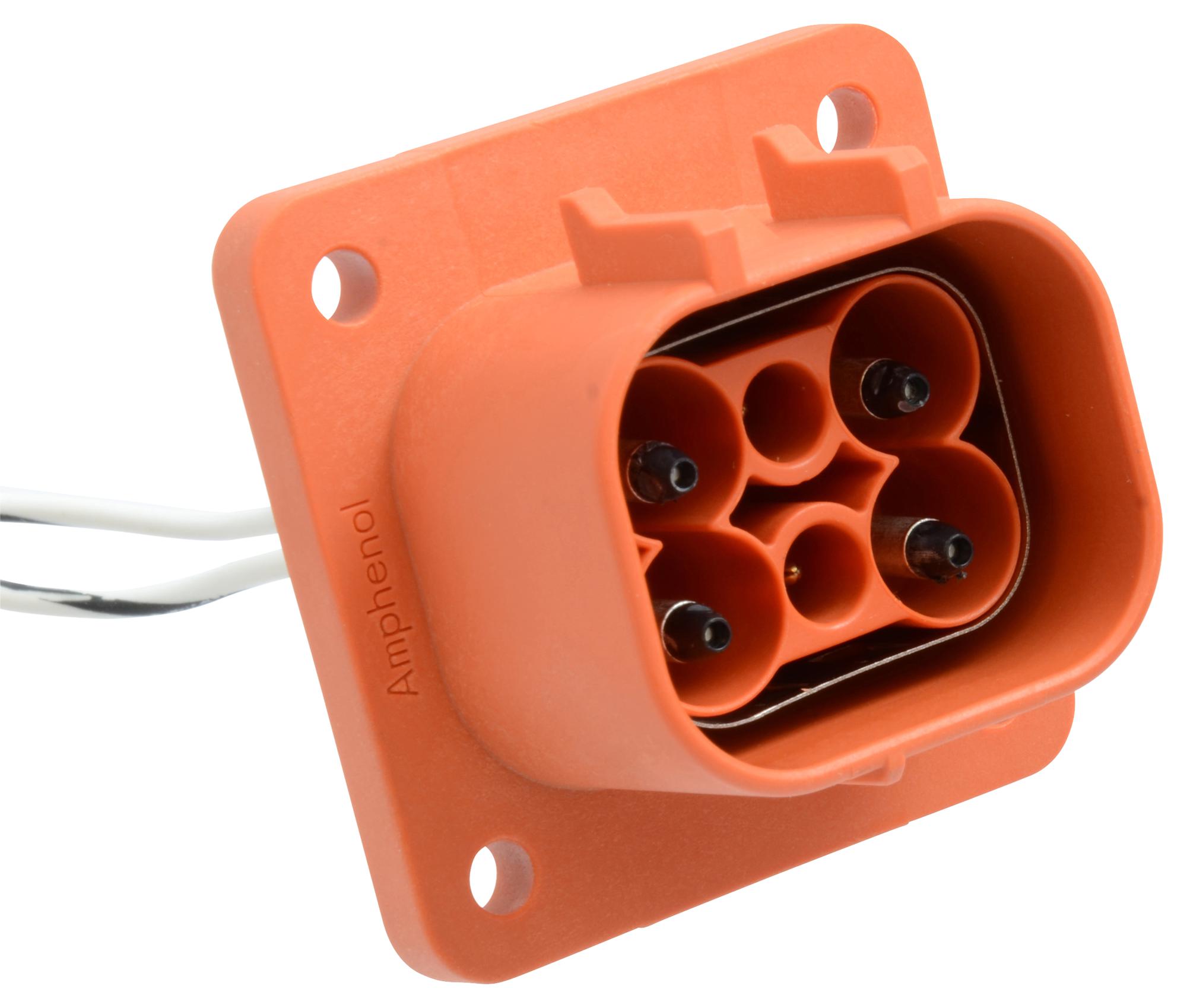 ELR04A02 - Amphenol Industrial - POWER CONNECTOR, RCPT, 4POS