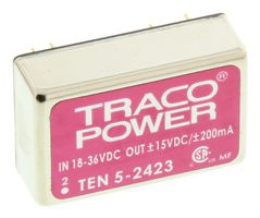 TEN 5-2423 TRACO POWER, Isolated Through Hole DC/DC Converter, ITE, DIP | element14 India