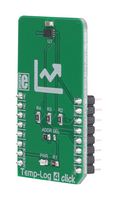 MIKROE-3329 - Mikroelektronika - Add-On Board, Temp-Log 4 Click Board, Temperature Logger
