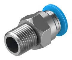 153002 - Festo - Pneumatic Fitting, Push-In Straight Connector, R1/8