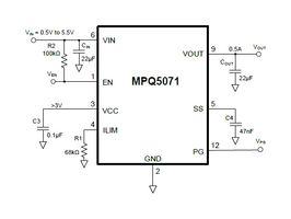 MPQ5071GG-AEC1-P - Monolithic Power Systems (mps) - Power Load Distribution Switch, High Side ...