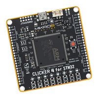 MIKROE-4412 MIKROELEKTRONIKA, Development Kit, MikroE MCU Clicker 4, STM32 STM32F767BIT6 MCU, 2 ...