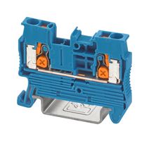 1343114 PHOENIX CONTACT, DIN Rail Mount Terminal Block, 2 Ways, 20 AWG ...