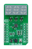MIKROE-6005 - Mikroelektronika - Add-On Board, 7-SEG 2 Click, LDT-M2804RI