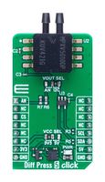 MIKROE-6566 MIKROELEKTRONIKA, Add-On Board, Accel 34 Click, 3.3V, I2C, MikroE MikroBUS ...