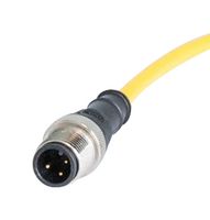 21350100305100 HARTING, M12 A-CODE 3-PIN STRAIGHT MALE TO OPEN END, 10M ...