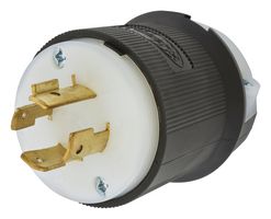 HBL2421ST HUBBELL WIRING DEVICES, POWER ENTRY CONN, NEMA L15-20P, 20A ...
